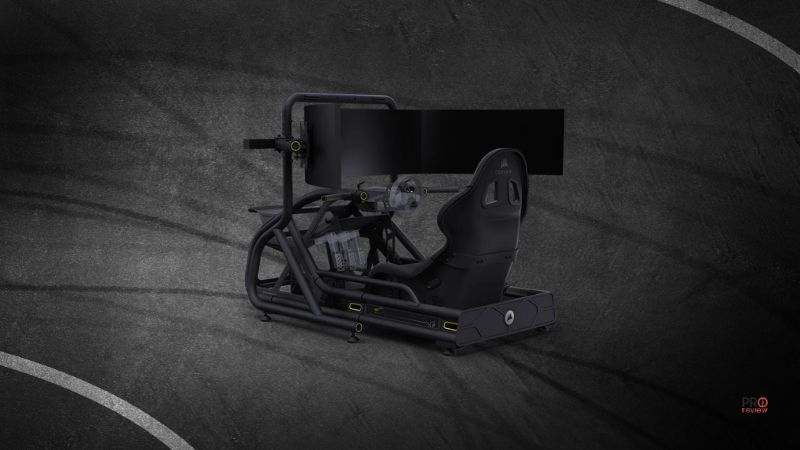 Corsair teaches SIM RACING COCKPIT to play simulators - Como-Saber